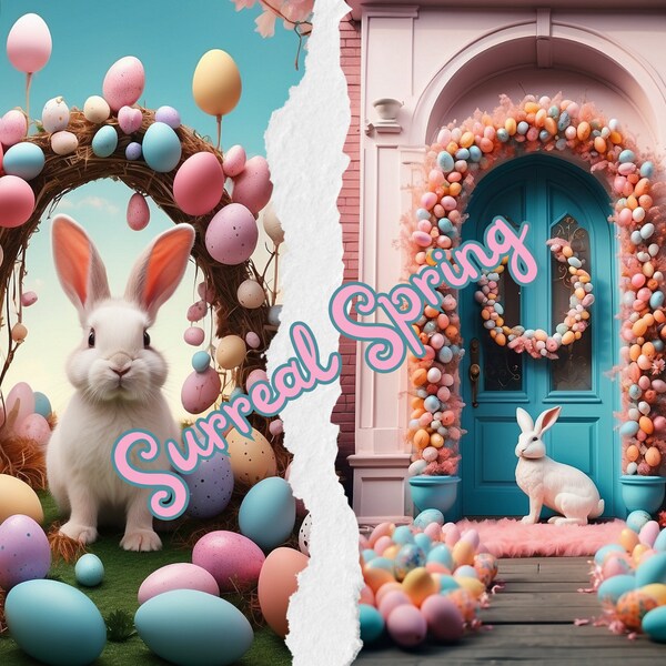 Surreal Easter Bunny - Etsy