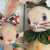 Primitive Bunny E-PATTERN, Spring Rabbit, Easter Bunny, Cloth Doll ...