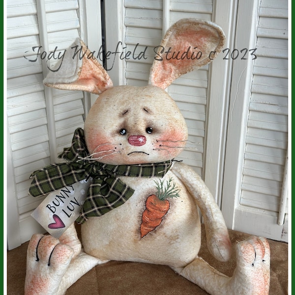 Primitive Bunny - Etsy