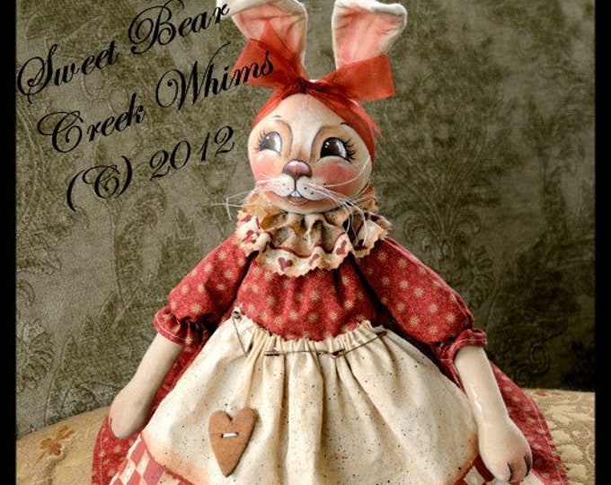 Primitive Bunny Pattern Rabbit PDF E-pattern Easter | Etsy