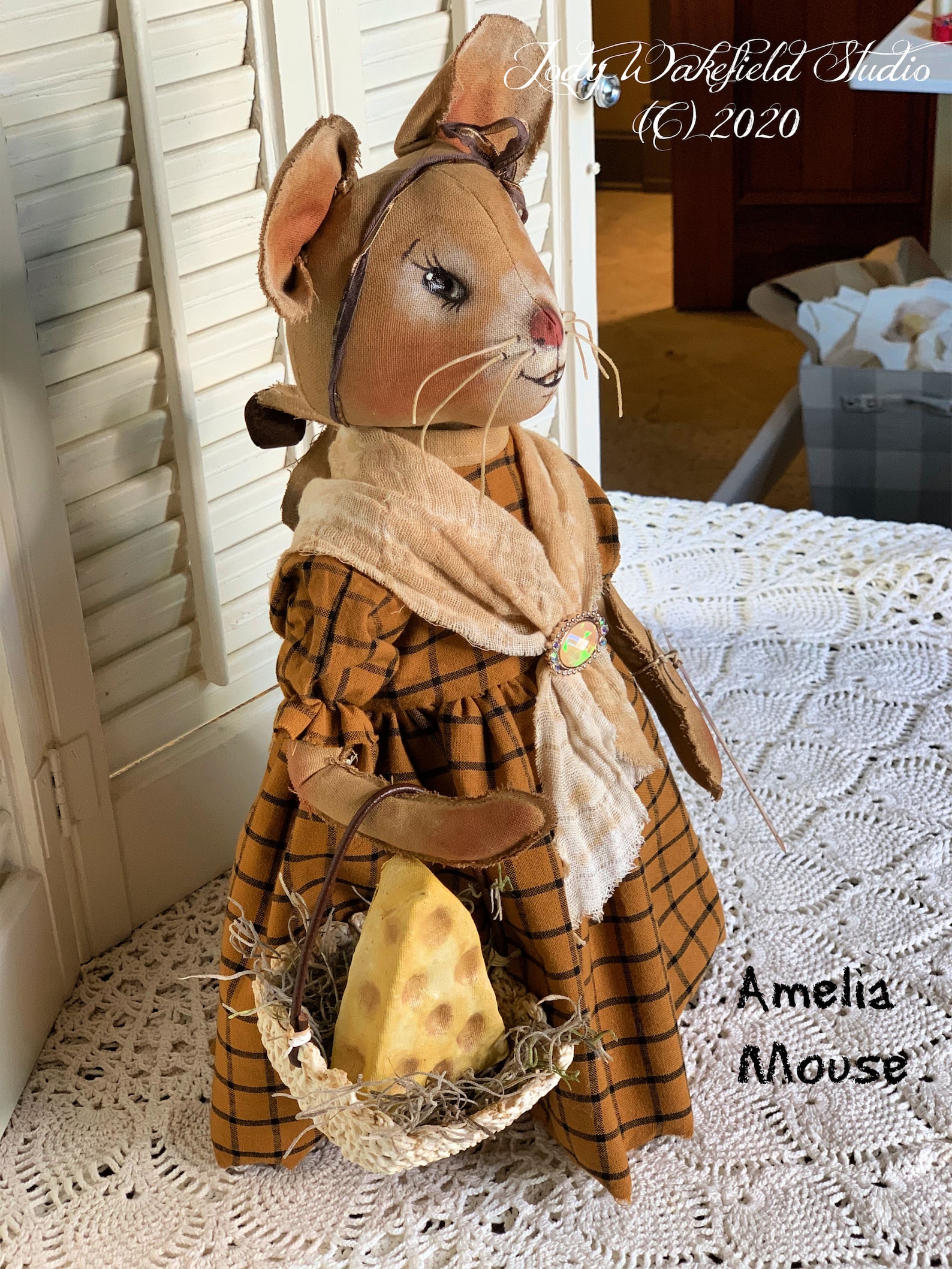 Primitive Mouse Pattern Cloth Doll Patterns Primitive - Etsy