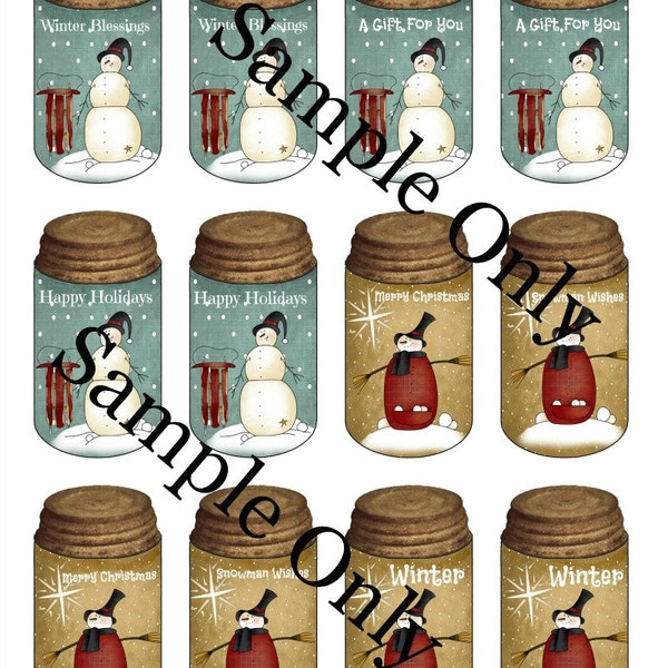 Mason Jar Label Pdf - Etsy