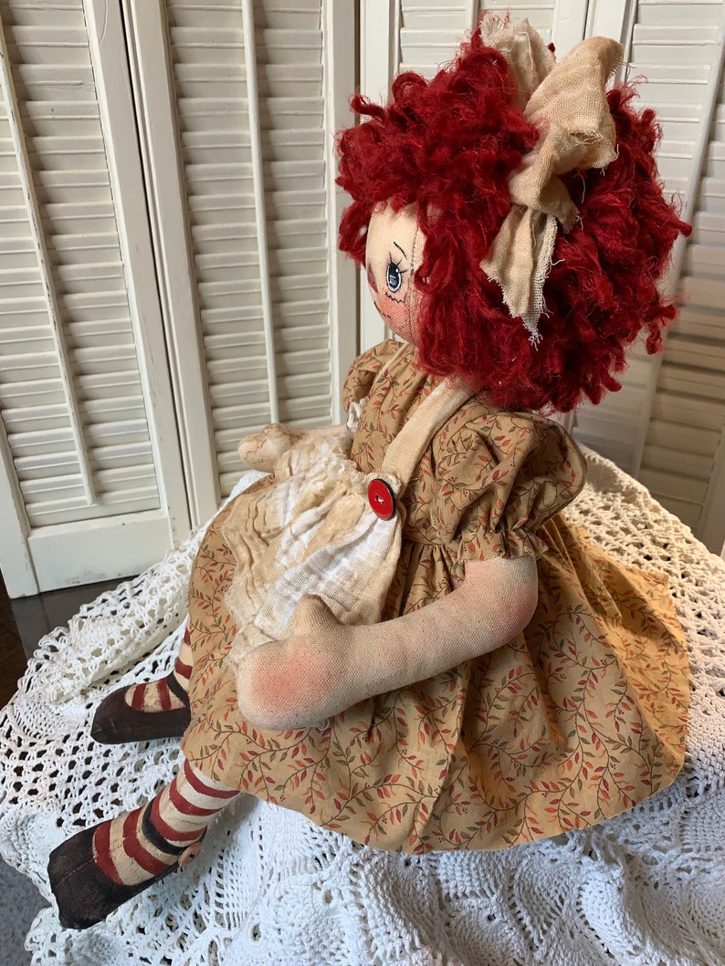 Primitive Raggedy Ann Pattern, E PATTERN, Primitive Annie, Attic Annie ...