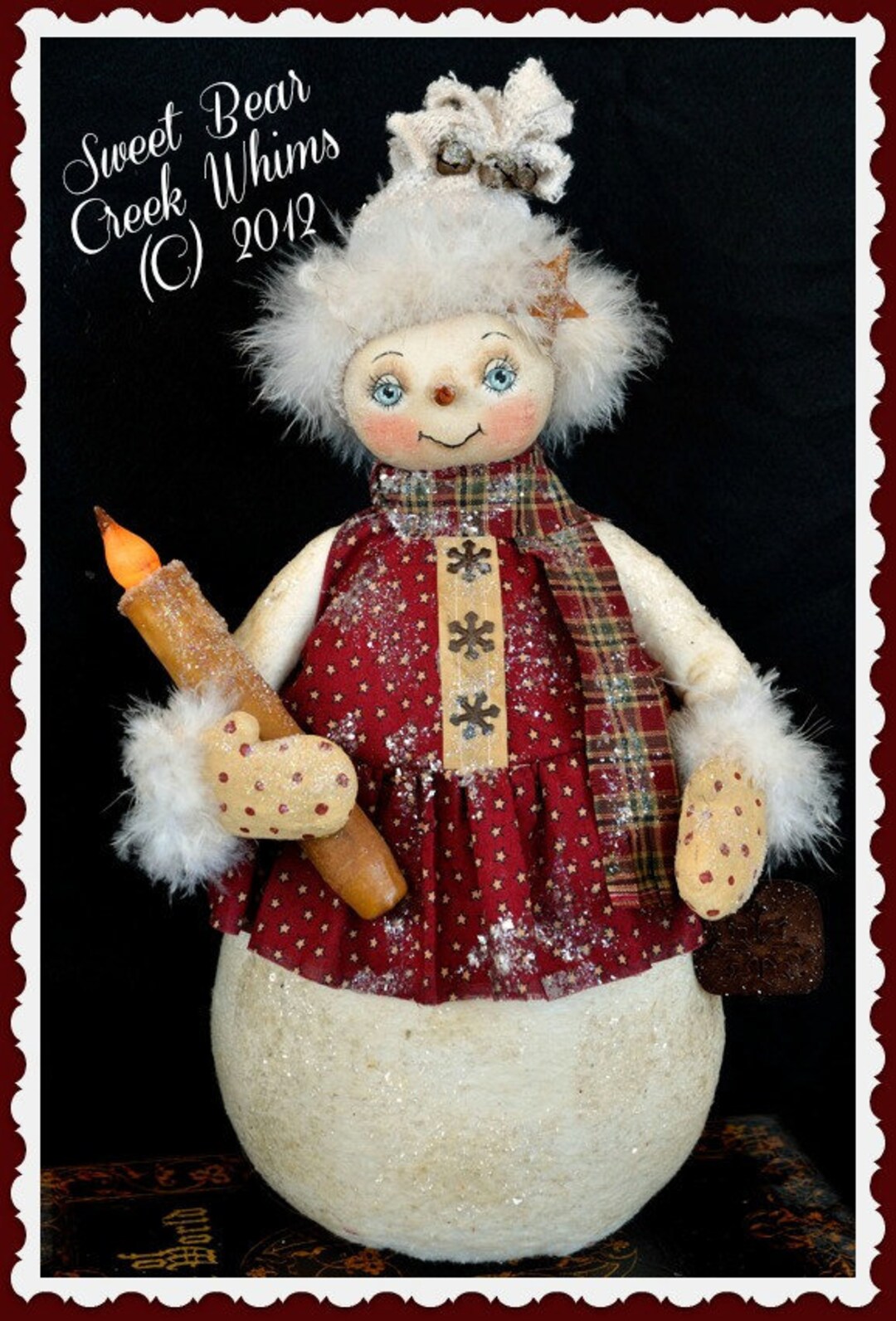 Primitive Snowman Pattern, Christmas, Holiday, Winter, Cloth Doll ...