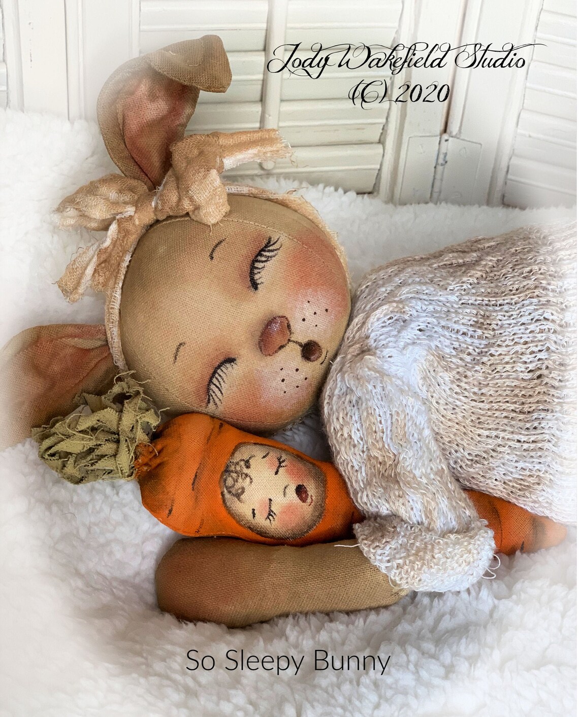 Primitive Bunny Pattern E-PATTERN Digital PDF Cloth Doll | Etsy