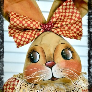 Primitive Bunny E-pattern, Spring Doll Pattern, Easter, Rabbit Pattern ...