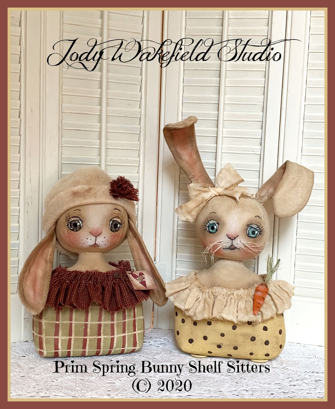 Primitive Bunny Pattern E-PATTERN Bunny Shelf Sitters - Etsy
