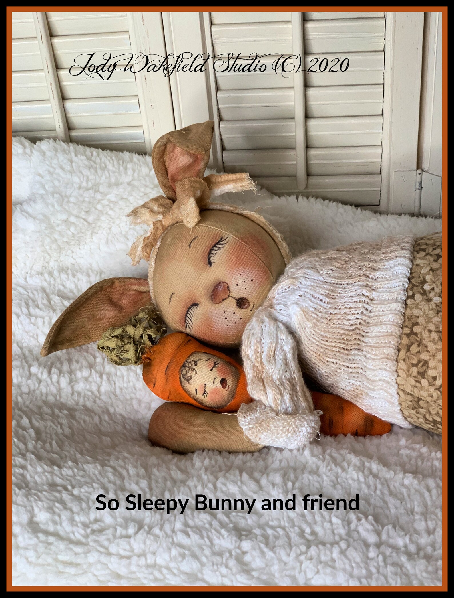 Primitive Bunny Pattern E-PATTERN Digital PDF Cloth Doll | Etsy