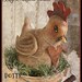 Spring Chicken Pattern, Chicken E-PATTERN, Primitive Pattern, Dotty - Etsy Canada
