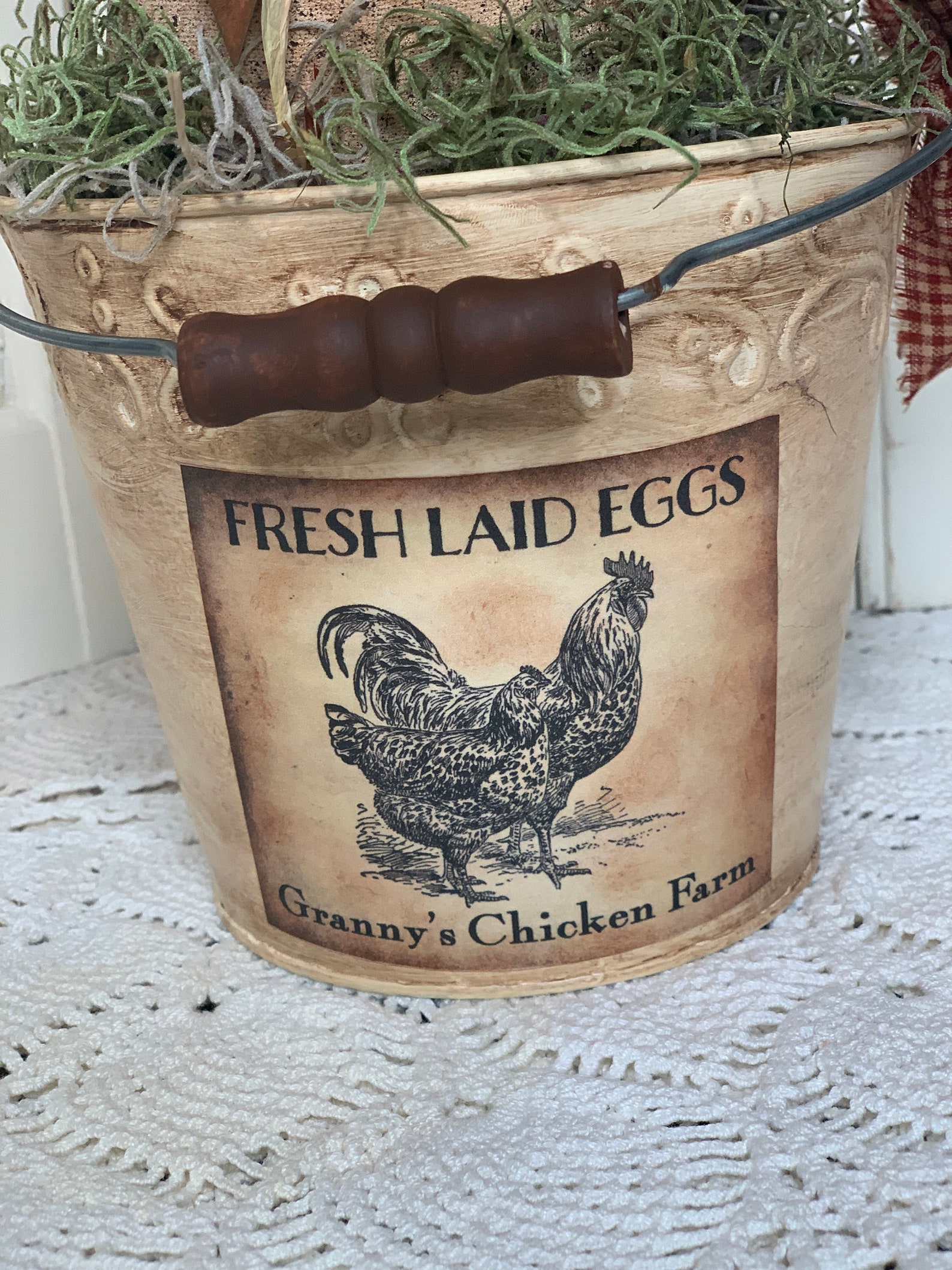 Spring Chicken Pattern, Chicken E-PATTERN, Primitive Pattern, Dotty - Etsy