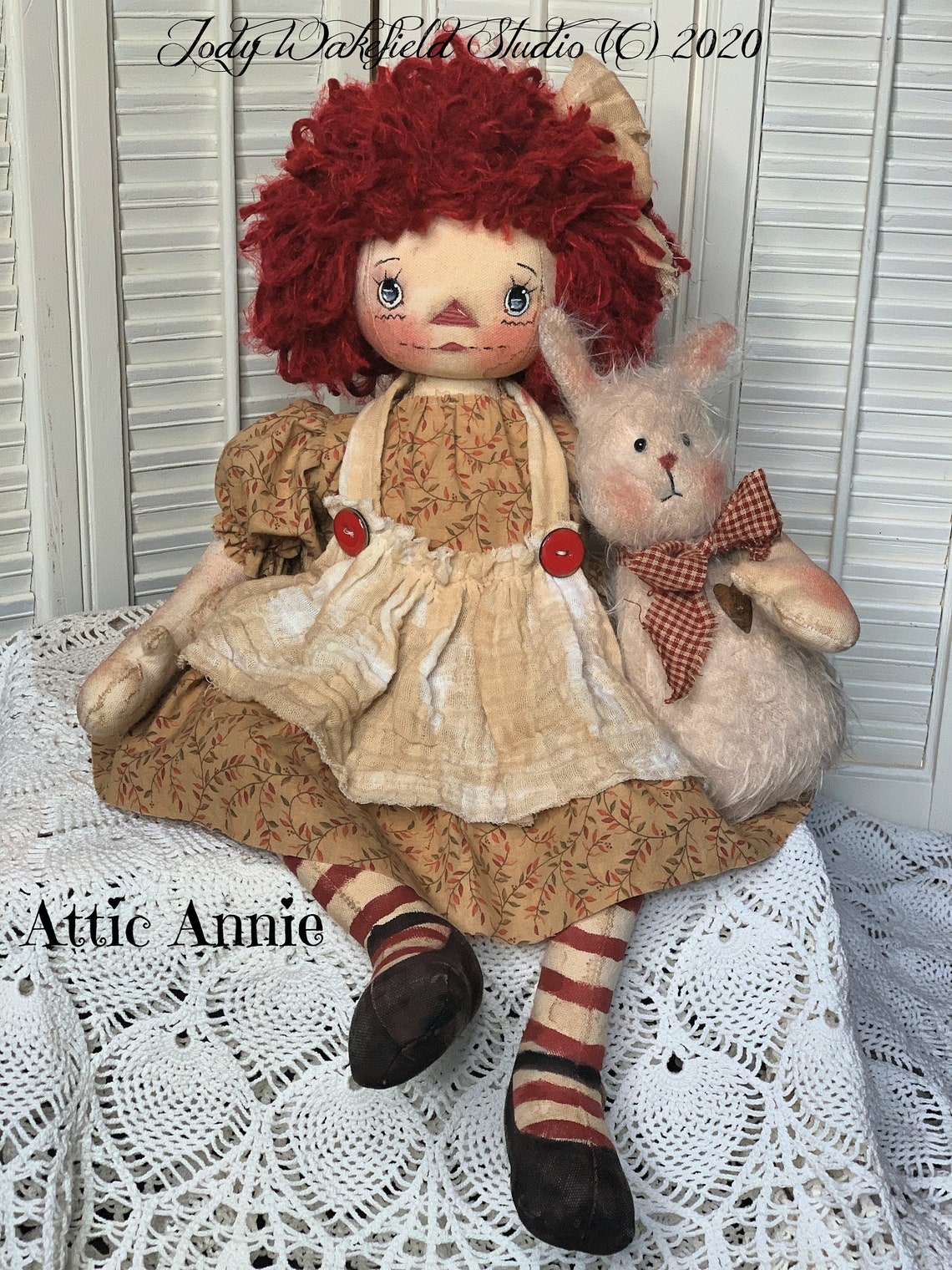 Primitive Raggedy Ann Pattern E PATTERN Primitive Annie - Etsy