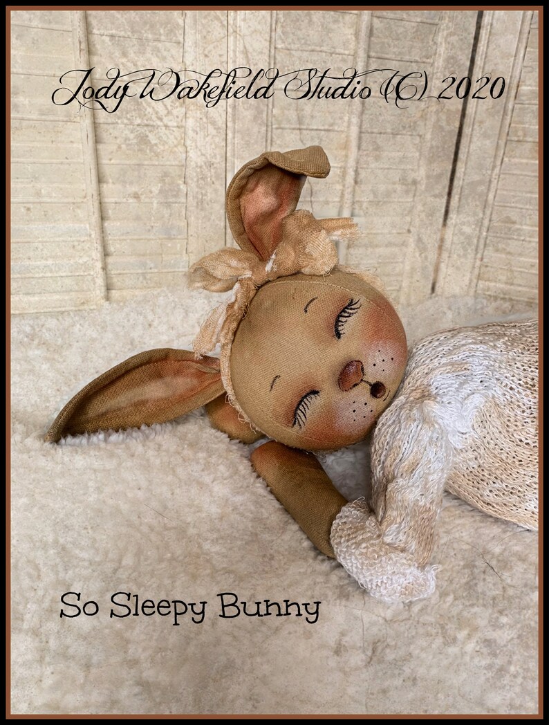 Primitive Bunny Pattern E-PATTERN Digital PDF Cloth Doll | Etsy