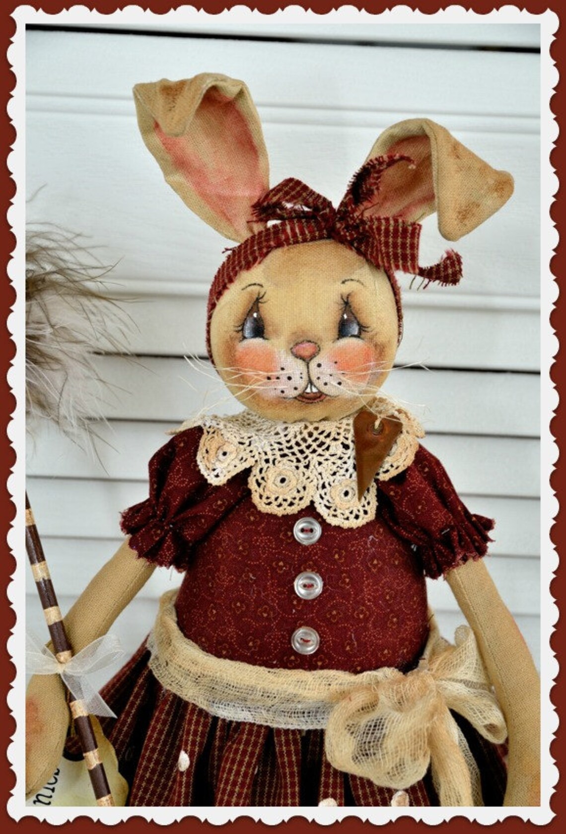 Primitive Pattern Bunny Rabbit Spring E-pattern Cloth Doll - Etsy Canada