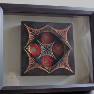 String Art Home Décor Wall Art Original Geometric Design Handmade With ...