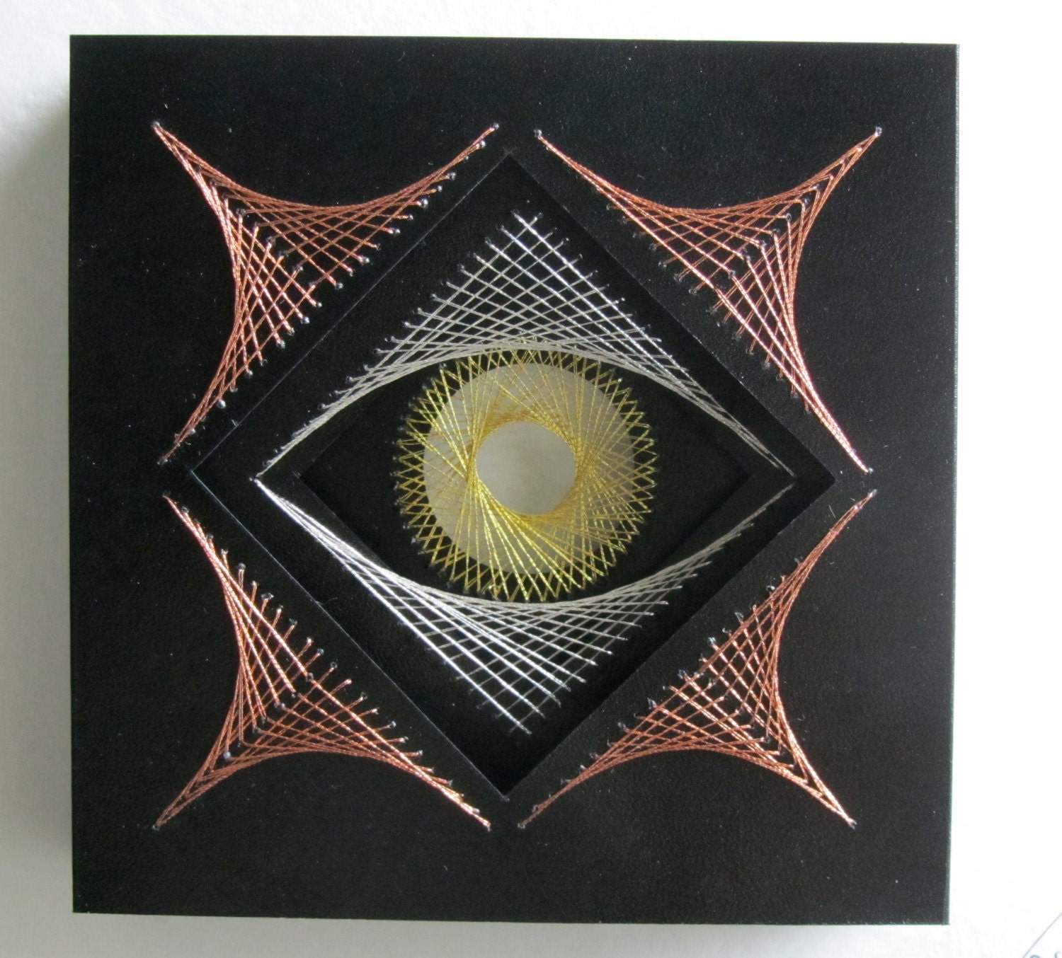STRING ART Home Décor Abstract EYE Wall Art Handmade Original Design ...
