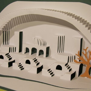 3D Pop up Paper Sculpture Home Décor ORIGINAL Origamic Architecture ...