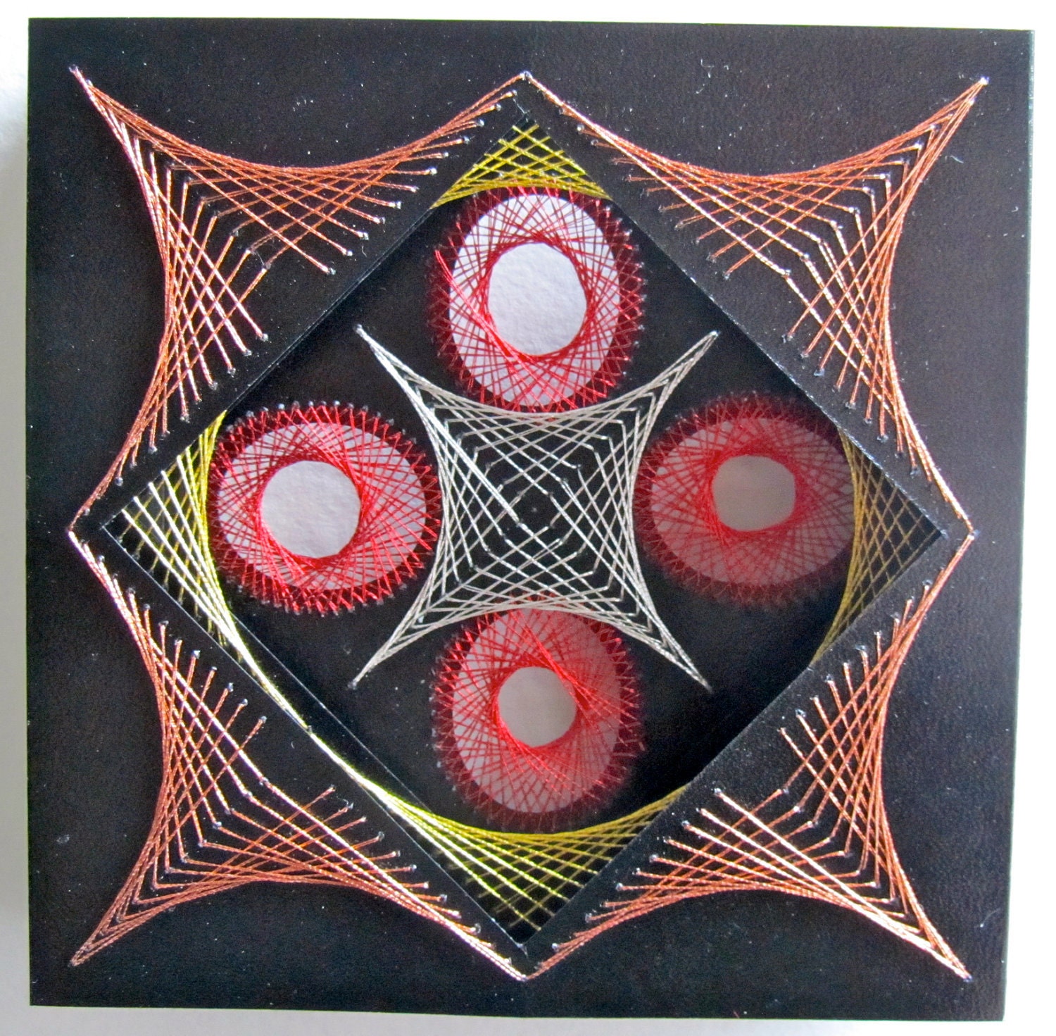 String Art Home Décor Wall Art Original Geometric Design - Etsy