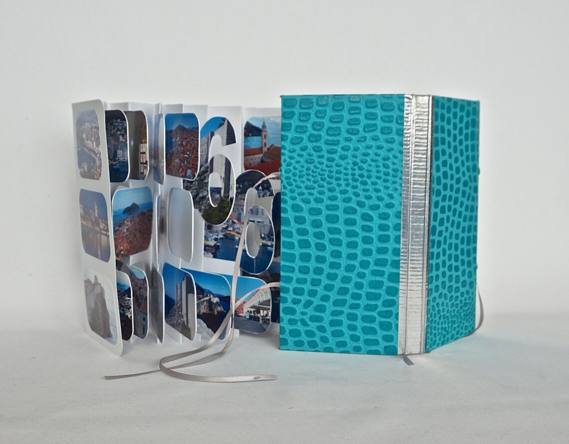 Croatia CUSTOM ORDER ACCORDION Book W/hard Cover Binding Original Hand ...