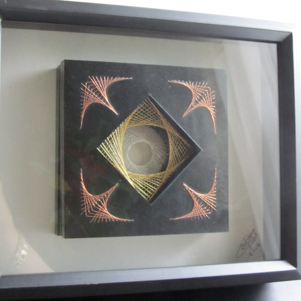 Abstract String Art - Etsy