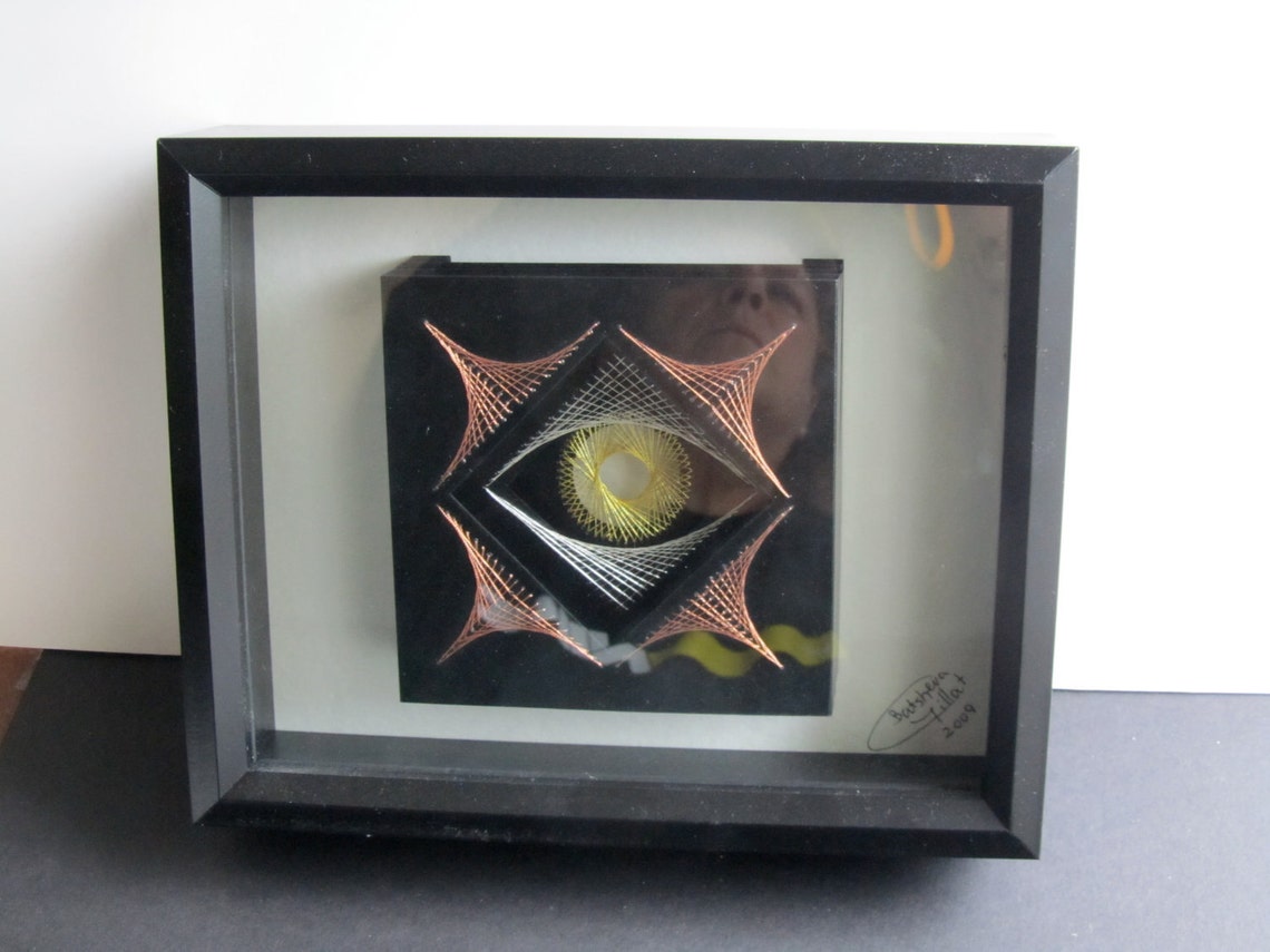 STRING ART Home Décor Abstract EYE Wall Art Handmade Original - Etsy