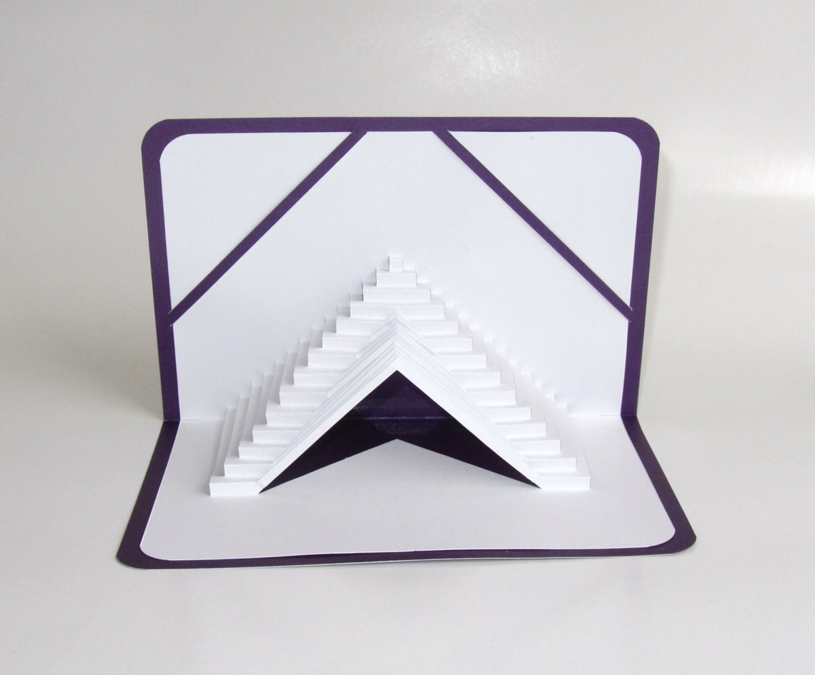 3D Pop up STAIRS 2 LOVE Home Decor Origamic Architecture of Geometric ...