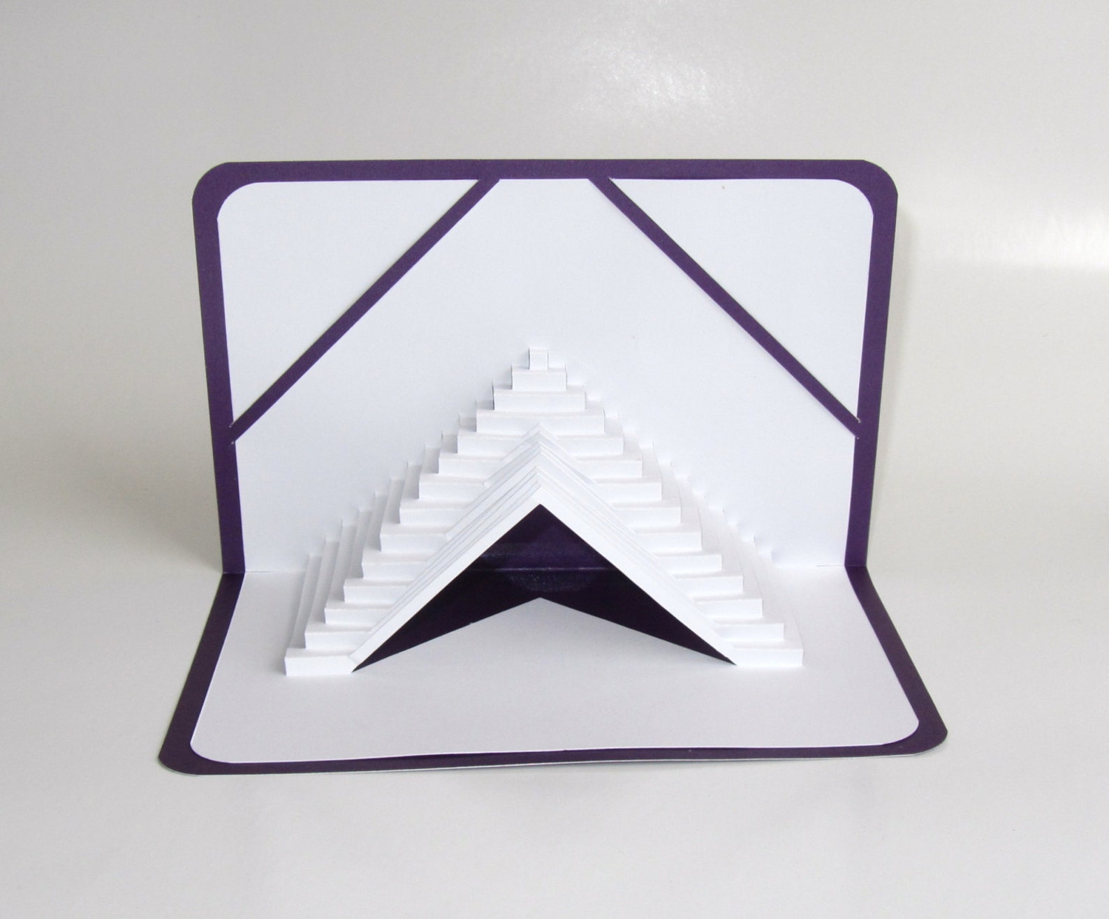 3D Pop up STAIRS 2 LOVE Home Decor Origamic Architecture of Geometric ...