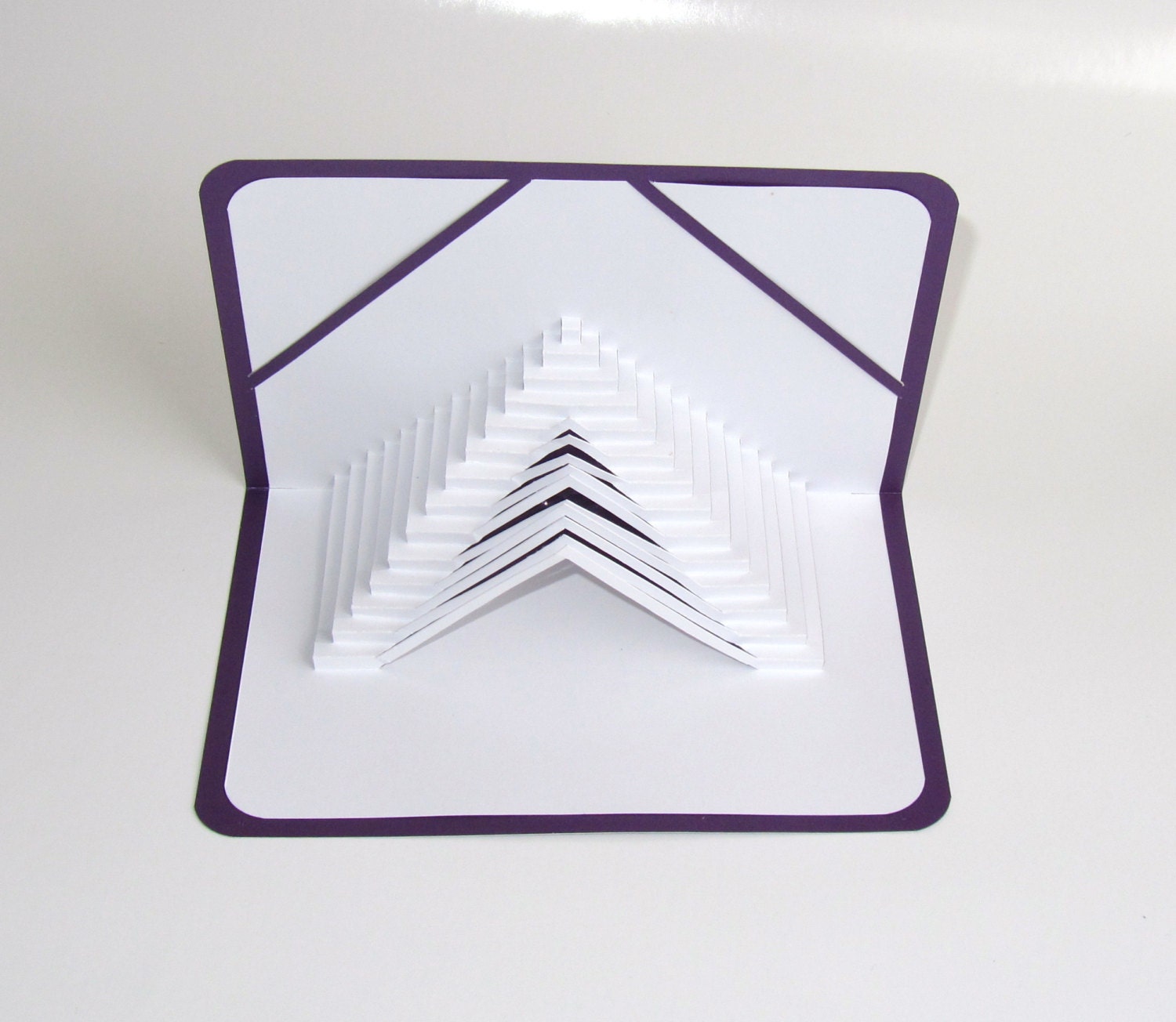 3D Pop up STAIRS 2 LOVE Home Decor Origamic Architecture of Geometric ...