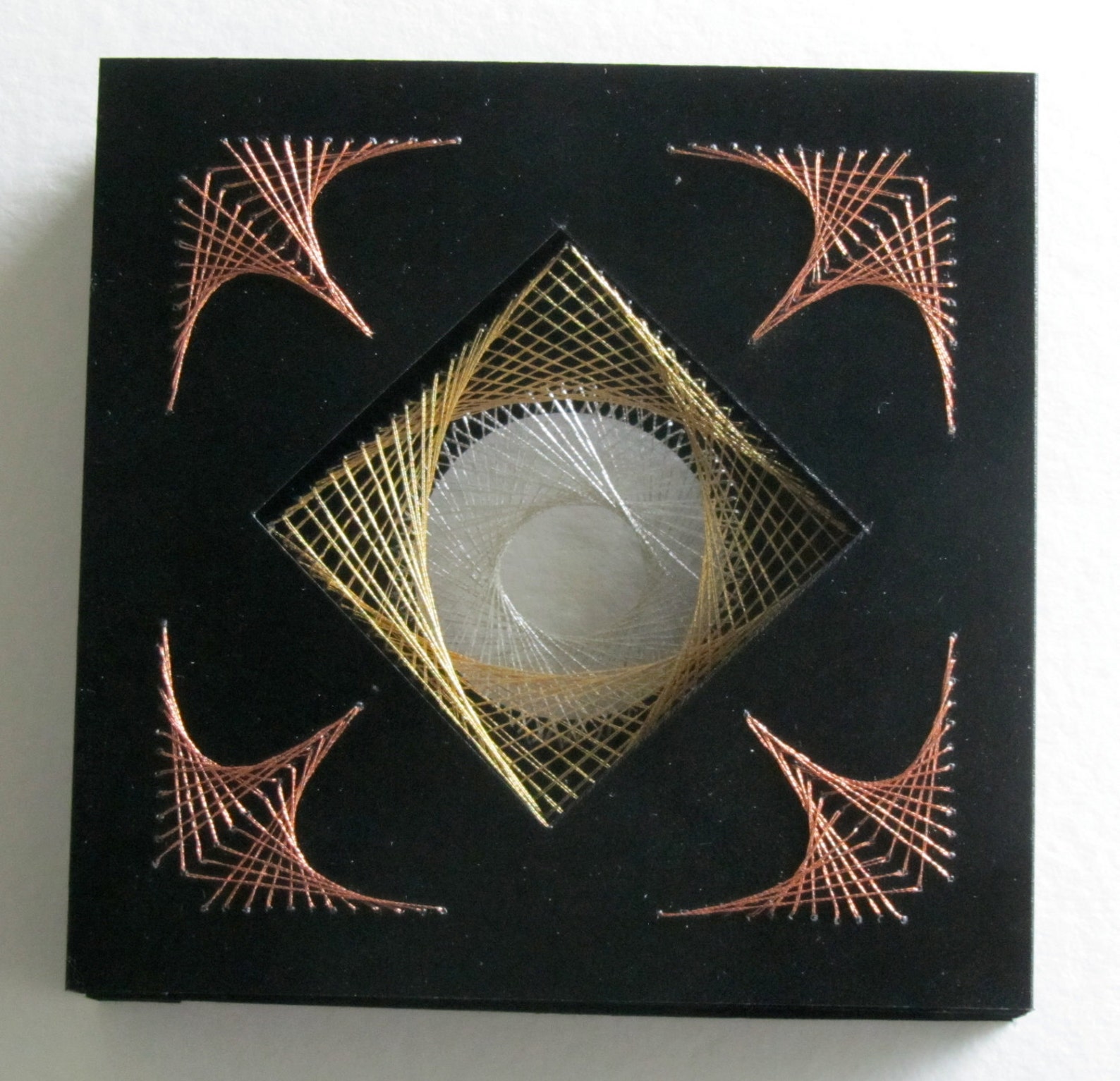 String Art Home Décor Abstract Wall Art Handmade Original - Etsy