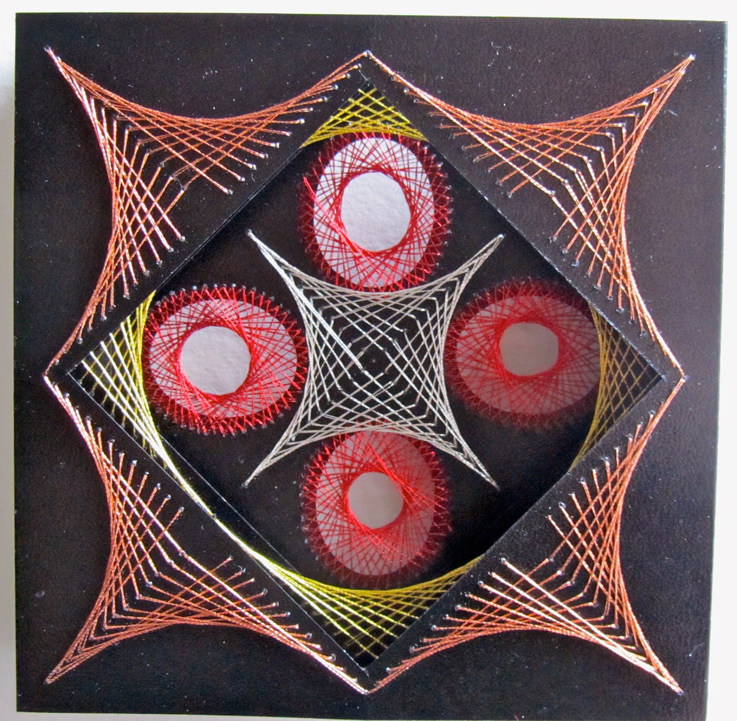 String Art Home Décor Wall Art Original Geometric Design - Etsy