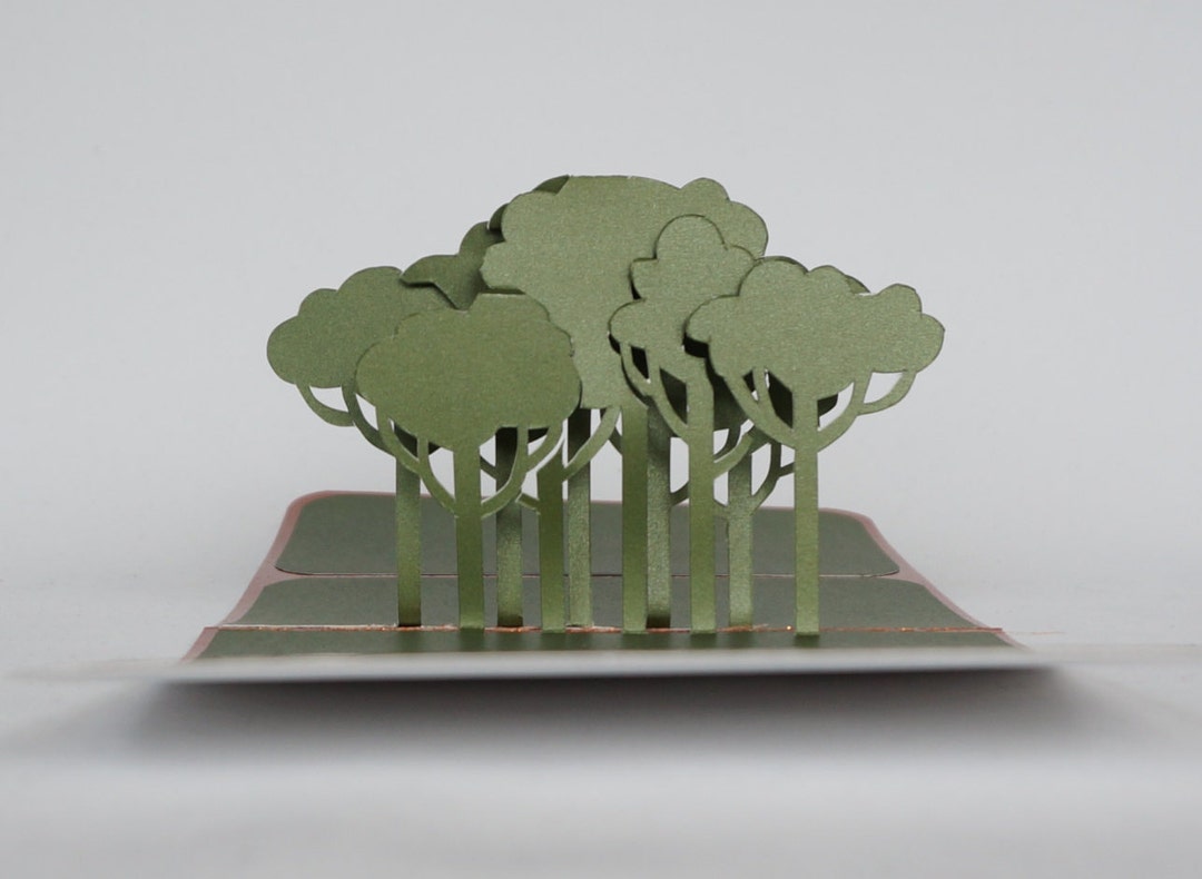 Pop up Greeting Card TREES 3D W/st Patrick’s Tree of Life. Home Décor ...