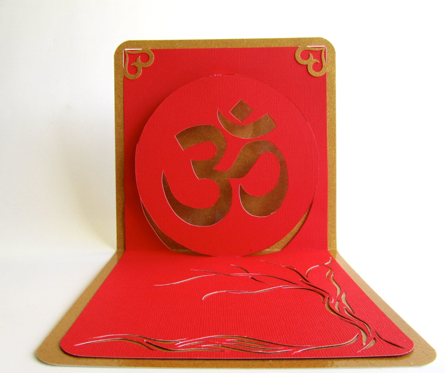 LOSAR OM Mantra 3D Pop up Card and Tree of Life SILHOUETTE Cutout ...