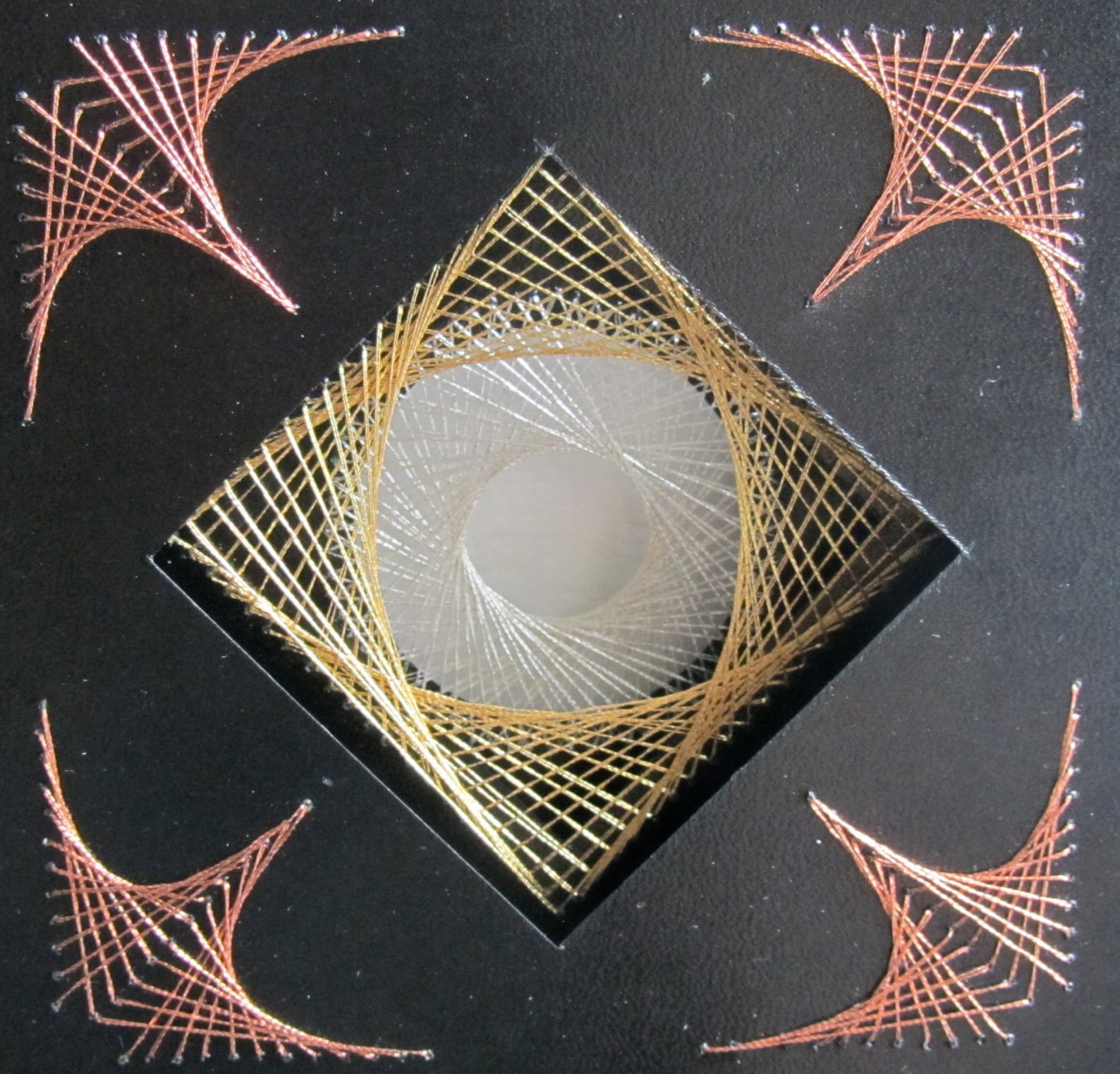 String Art Home Décor Abstract Wall Art Handmade Original - Etsy