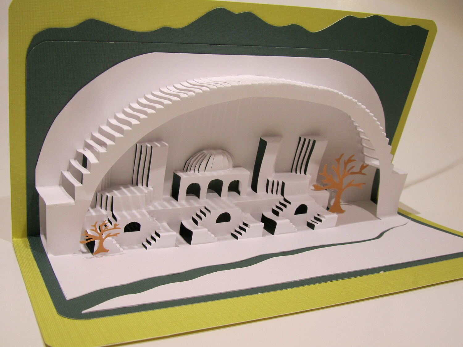 3D Pop up Paper Sculpture Home Décor ORIGINAL Origamic Architecture ...