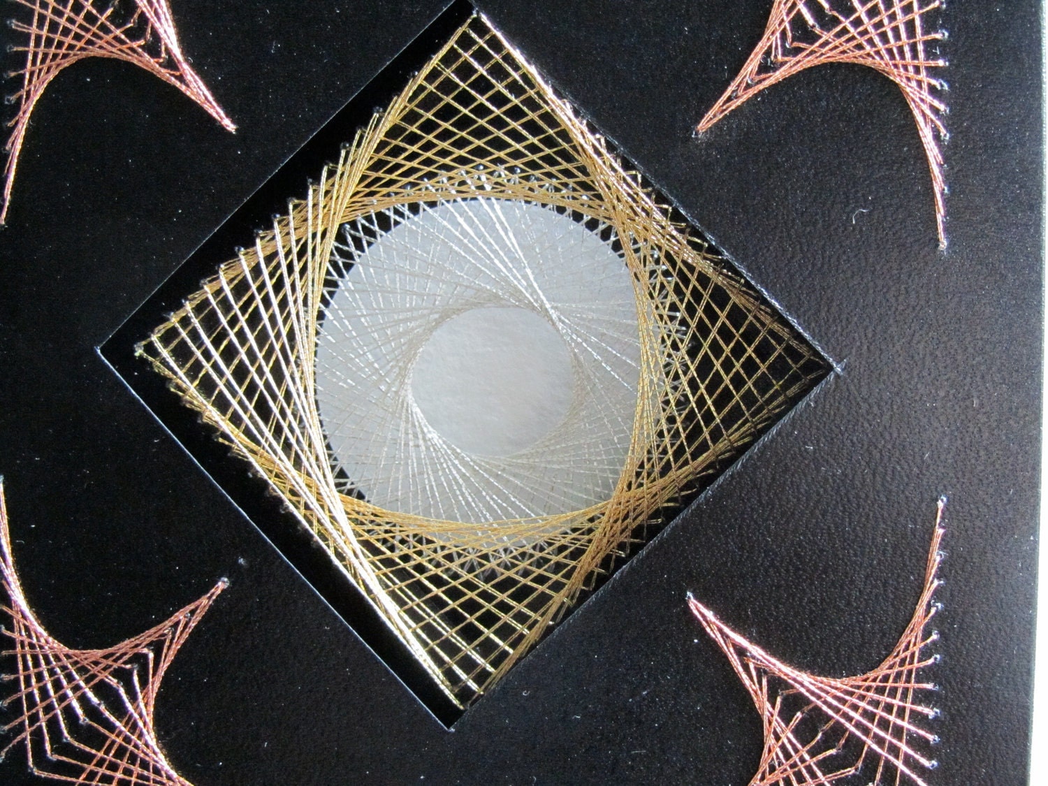 String Art Home Décor Abstract Wall Art Handmade Original Design With a ...