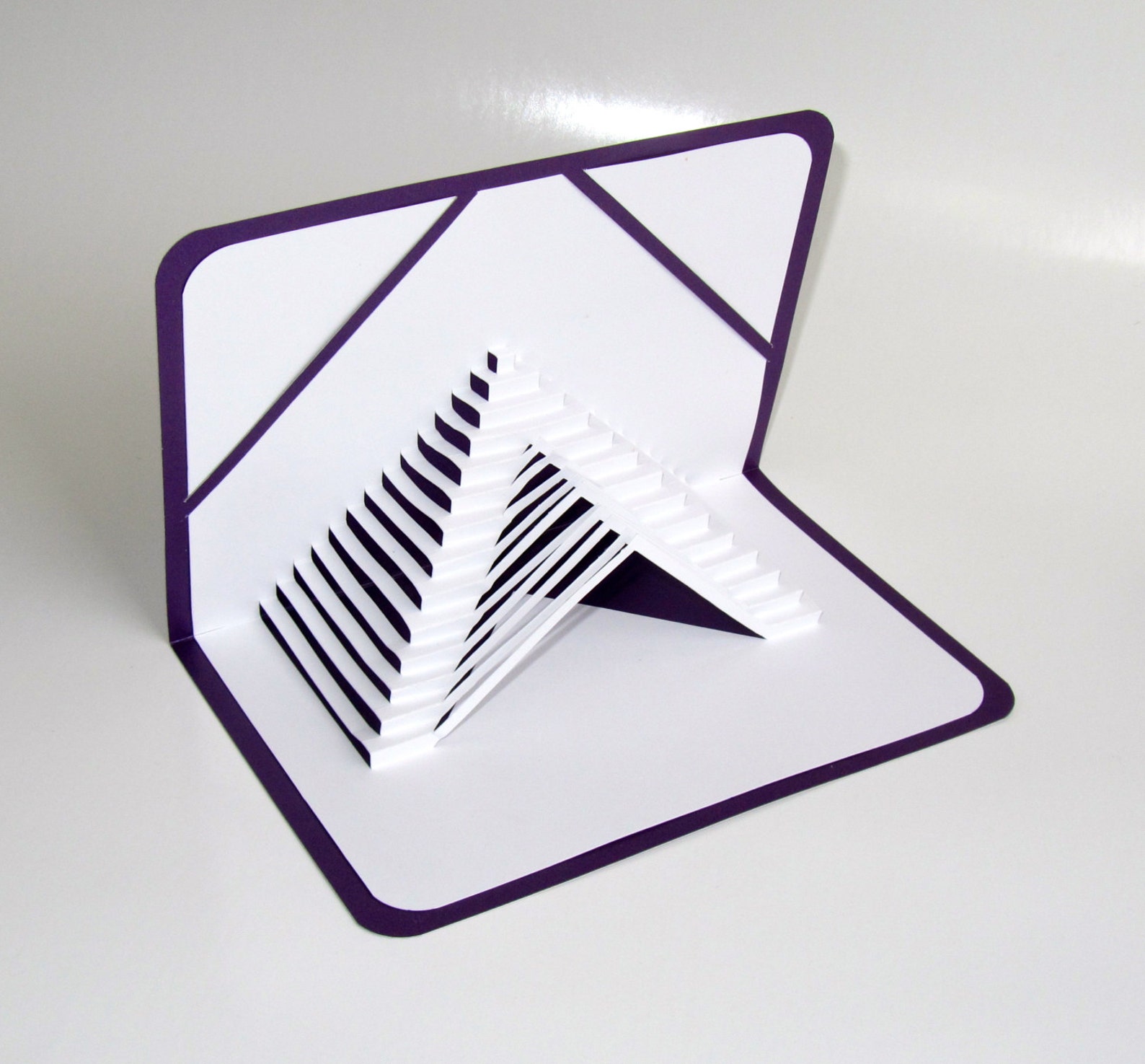 3D Pop up STAIRS 2 LOVE Home Decor Origamic Architecture of Geometric ...