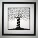 Two TREES of LIFE as One Home Décor Wall Art Silhouette Paper - Etsy