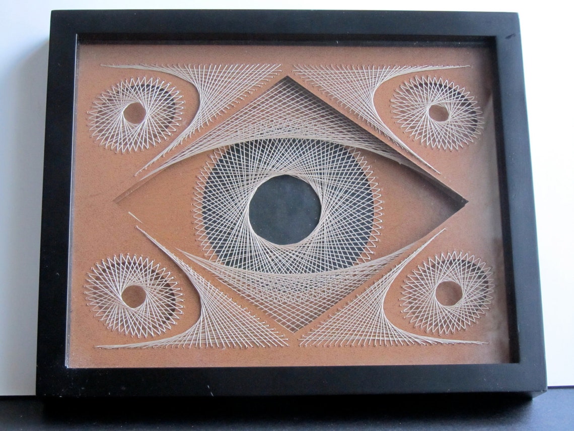 STRING ART Abstract GEOMETRIC Original Design Home Décor Wall Art ...