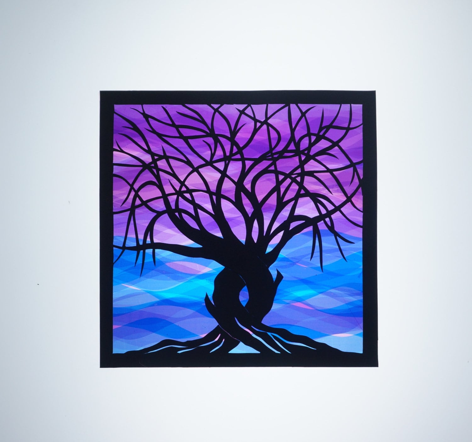 Trees of Life Paper Cut CUSTOM ORDER, Anniversary Gift ORIGINAL Design ...