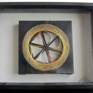 WALL ART Home Décor Geometric Original Design of String Art Handmade W ...