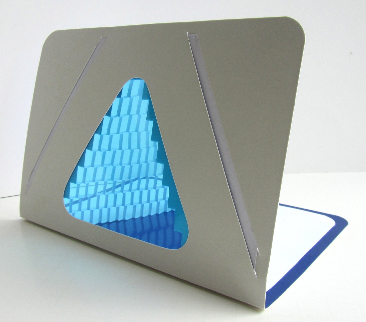 3D Pop up STAIRS 2 LOVE With the Light Shines Through. Origamic ...