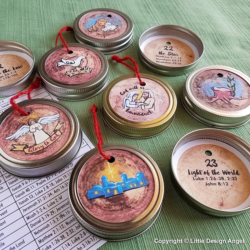 Jesse Tree Ornaments - Etsy