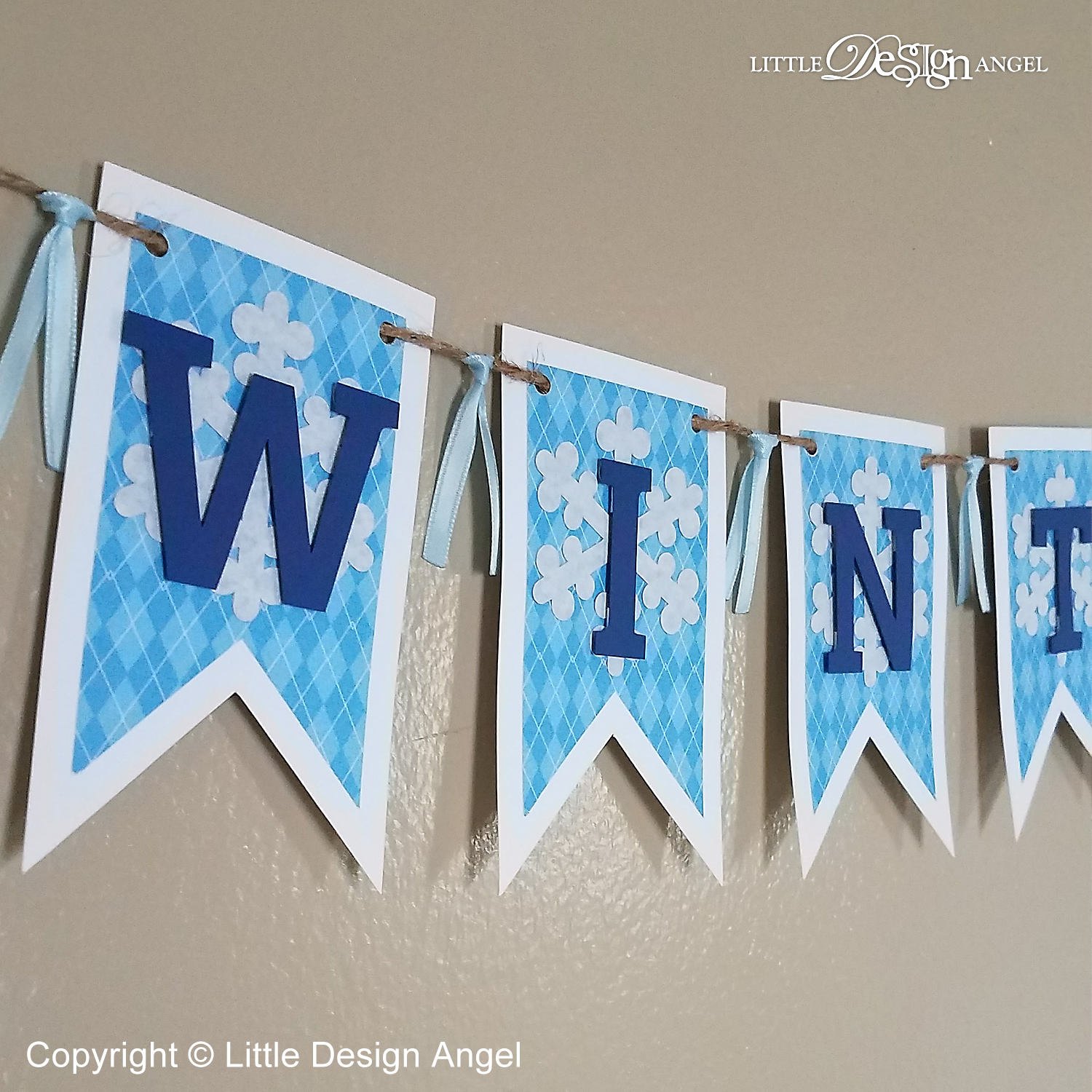 Winter Banner Kit Digital Cutting File SVG, DXF, PDF, Studio - Etsy