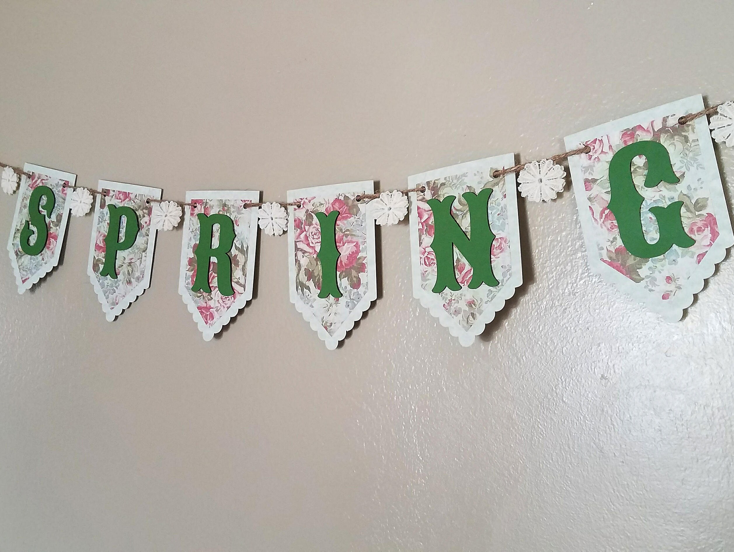 Spring Banner Kit Digital Cutting File SVG, DXF, PDF, Studio - Etsy