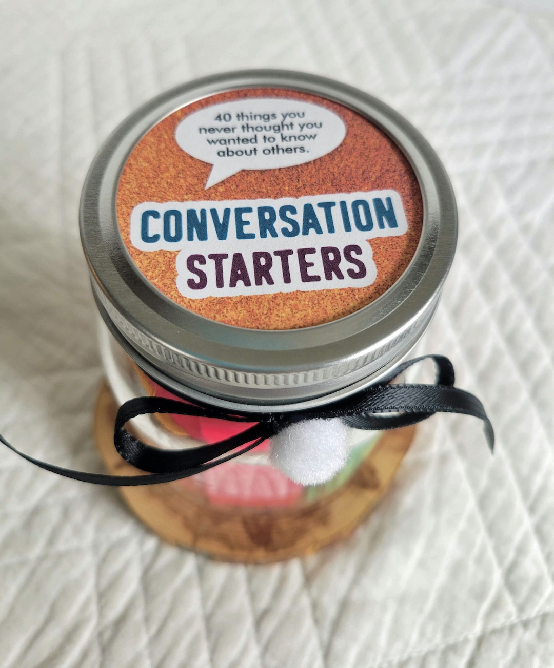 DIY Conversation Starters Jar Kit PDF Printable - Etsy