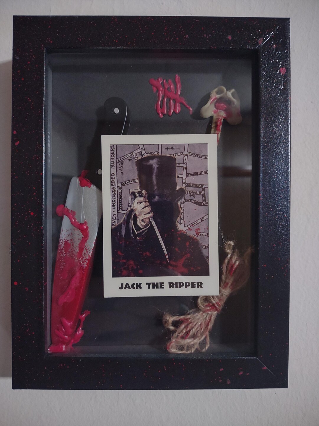 Serial Killer Jack the Ripper, Wall Display Shadow Box, - Etsy