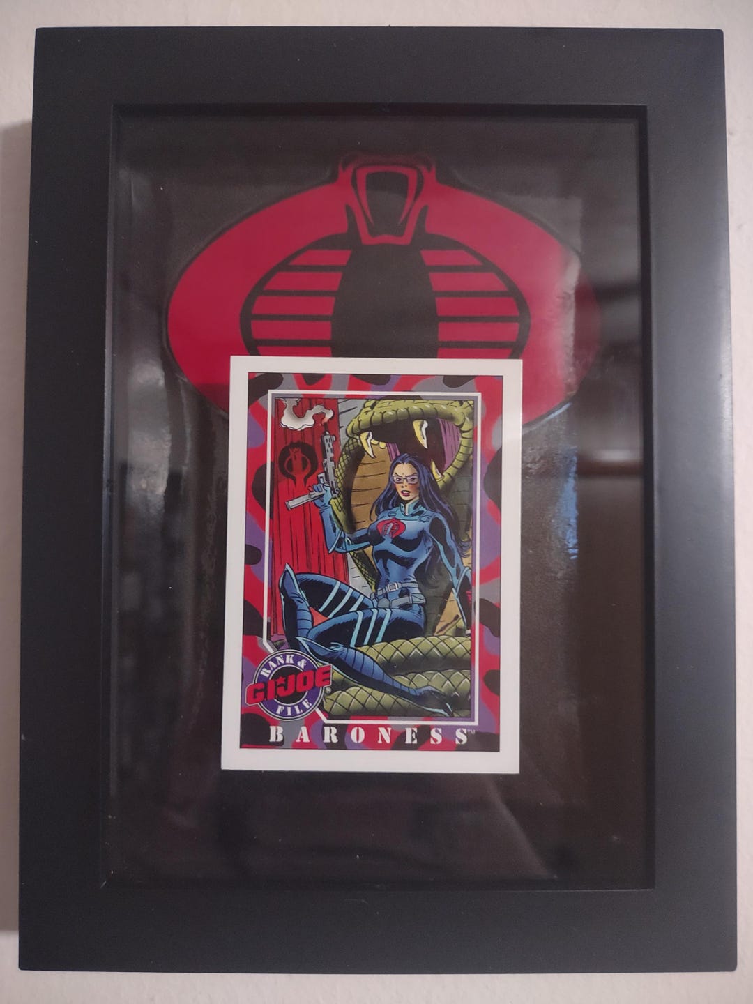 Gi-joe Baroness Shadow Box Display. 1980s Decor. - Etsy