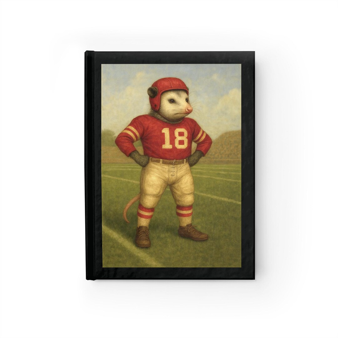 The Georgetown Gents - Vintage Football Possum Illustration Journal ...