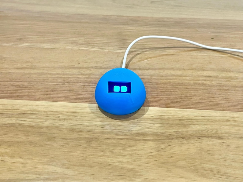 Mochi-shaped Mini Desktop Robot With Moving Eyes | Cute Electronic Desk ...