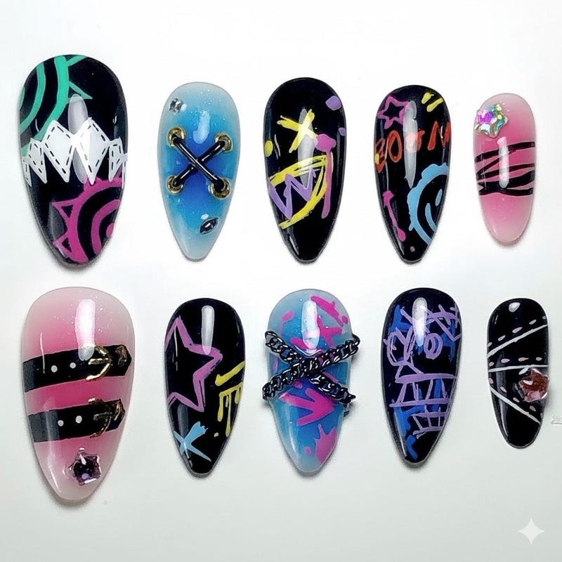 Arcane Jinx Nails - Etsy