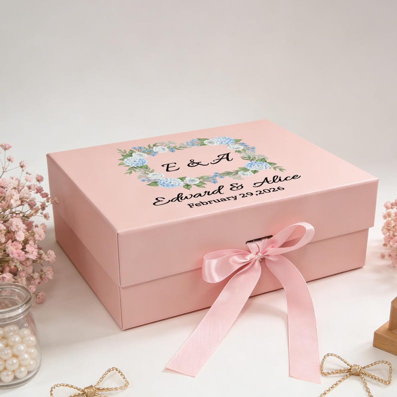 Personalized Wedding Gift Box,wedding Memory Box, Wedding Keepsake Box ...